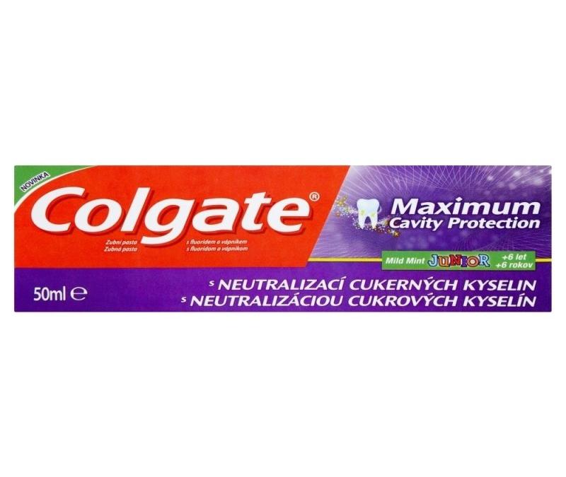 Colgate Maximum Cavity Protection Junior zubní pasta 50ml- Recenze a ...