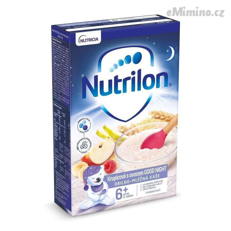 Nutrilon Obilno-mléčná kaše krupicová s ovocem GOOD NIGHT 6+- Recenze a zkušenosti na eMimino.cz