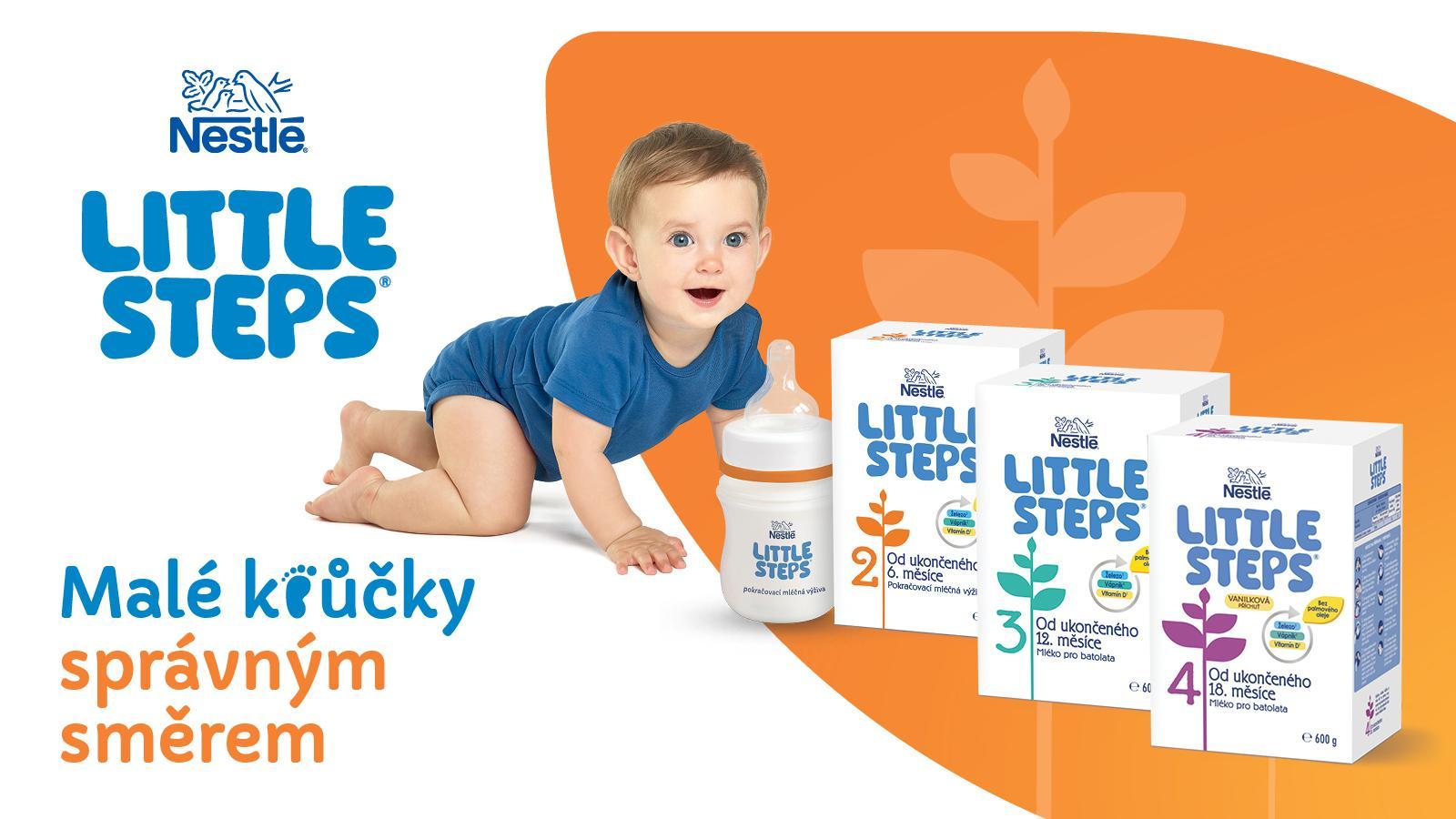 LITTLE STEPS přichází s novou vanilkovou příchutí: Vyzkoušejte ji ...