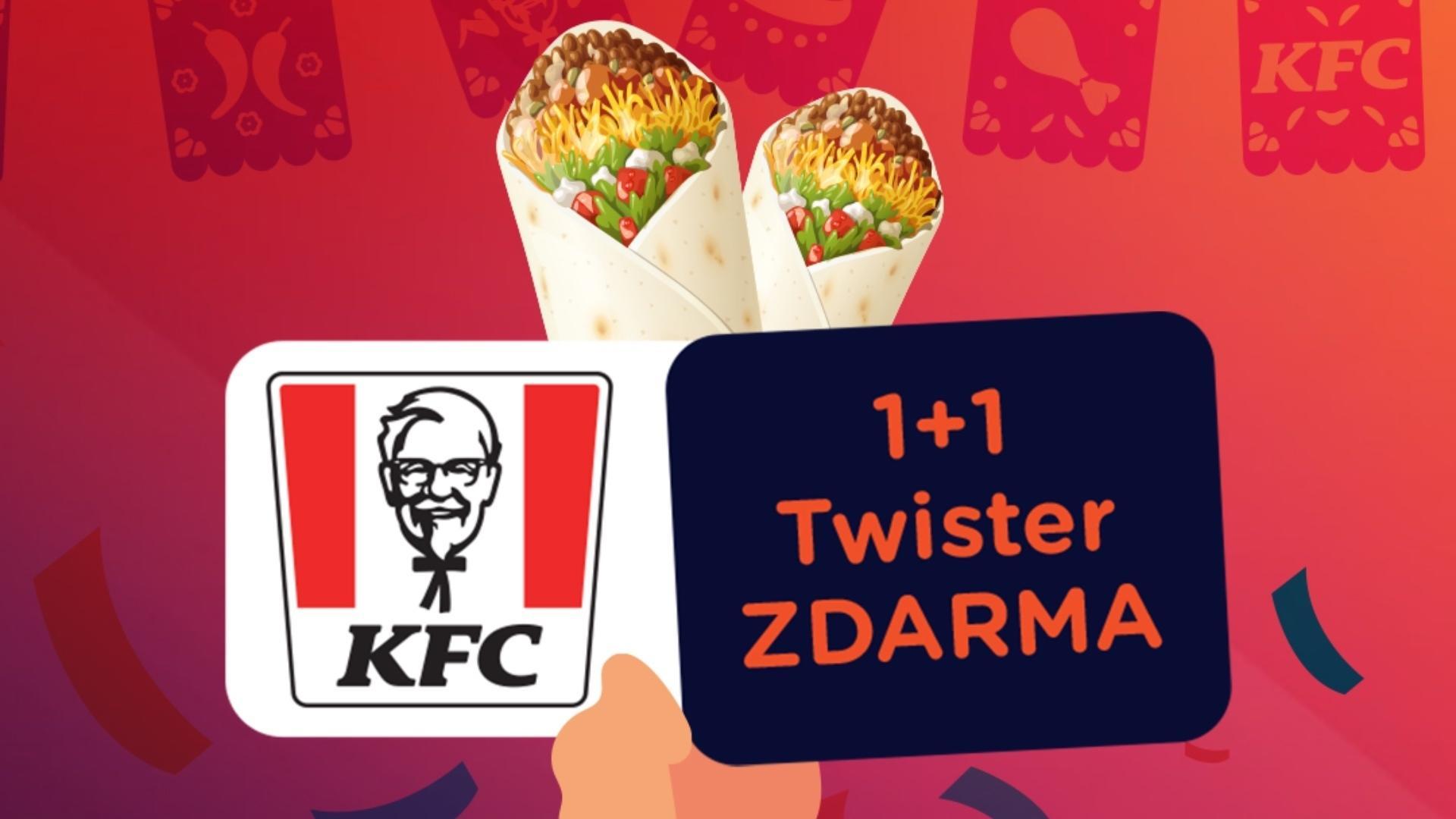 Twister 1+1 v KFC ZDARMA? Opravdu! Pouze nyní v aplikaci Portmonka ...