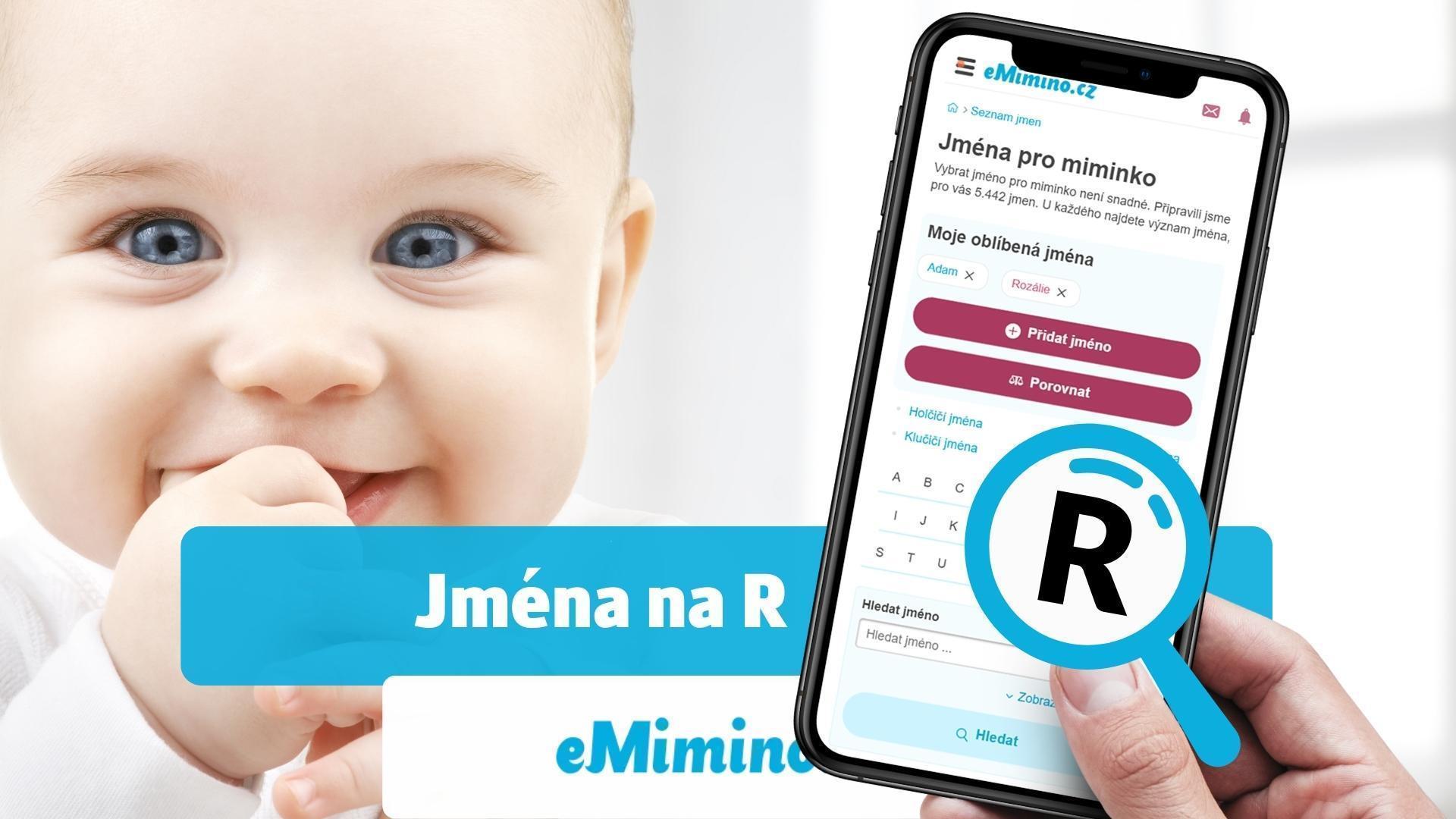Jména na R - výběr jména podle písmen | eMimino.cz
