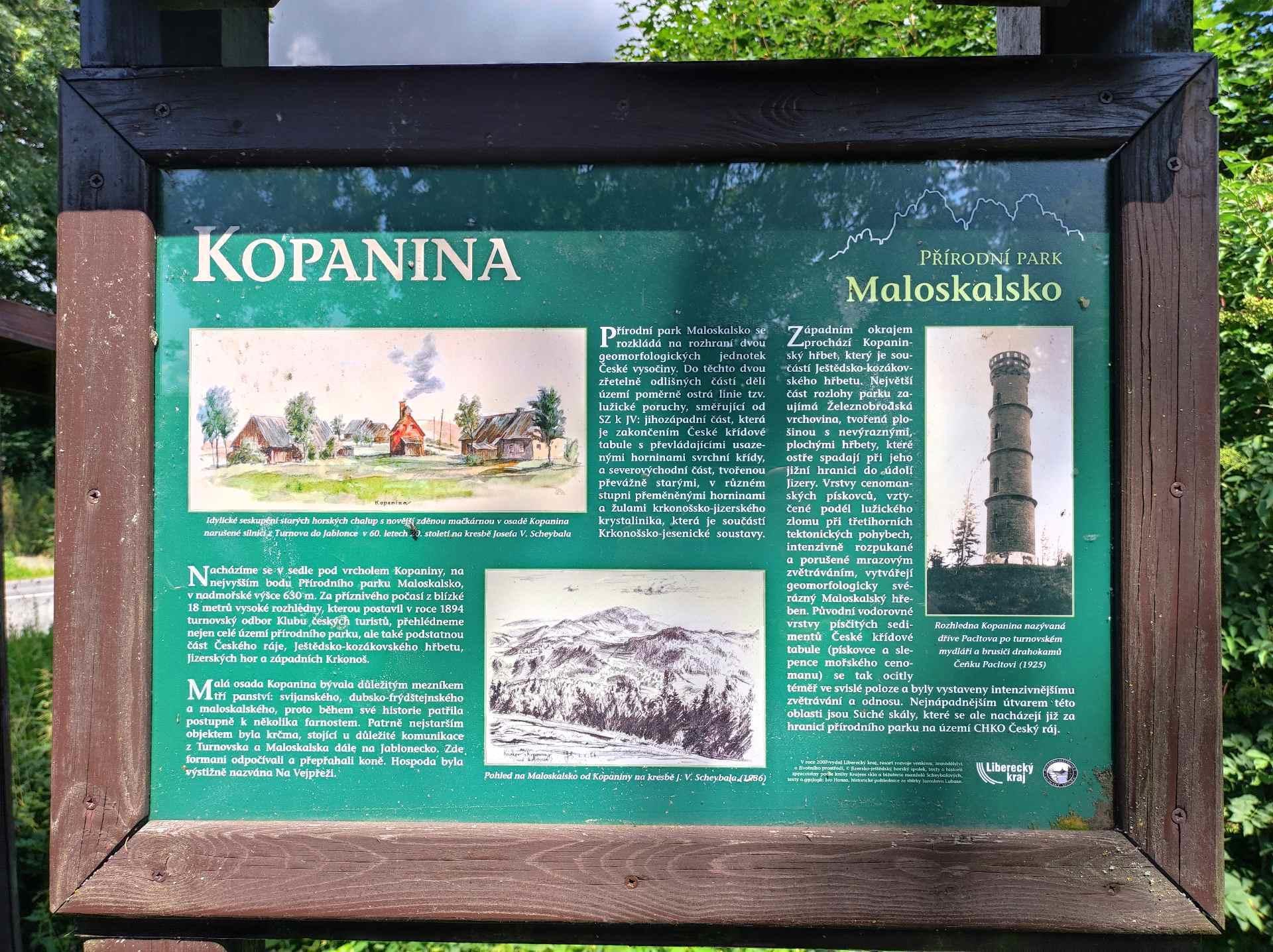 rozhledna Kopanina - tip na výlet u místa "Frýdštejn" | eMimino.cz