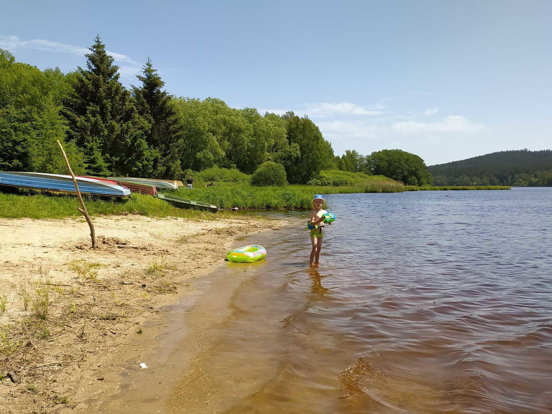 Písečná pláž Lipno - Hory / Pernek - tip na výlet u místa "Horní Planá ...