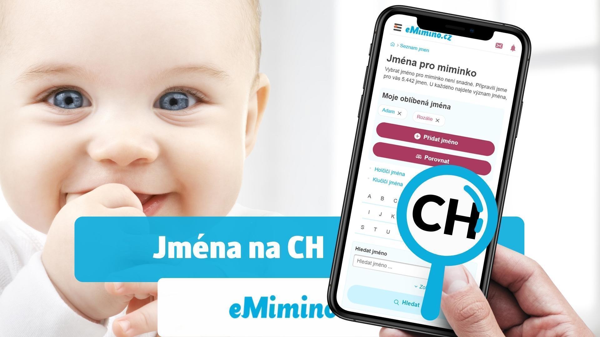 jména pro miminko začínající písmenem CH | eMimino.cz | eMimino.cz