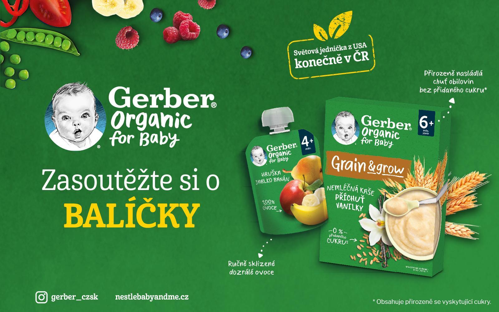 6. den: Vyhrajte 5 balíčků produktů GERBER - eMimino.cz