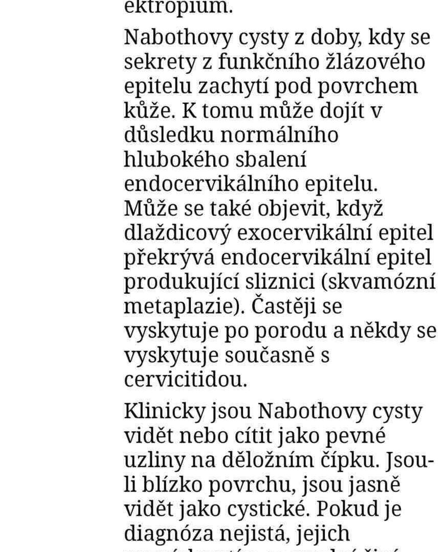 Děložní čípek - hrbolky - Diskuze - eMimino.cz