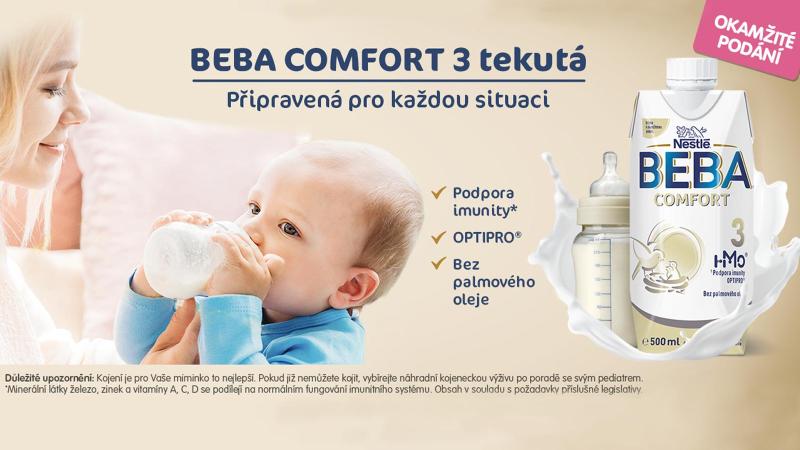 3. den: Vyhrajte 3 balíčky dětské výživy BEBA COMFORT - eMimino.cz