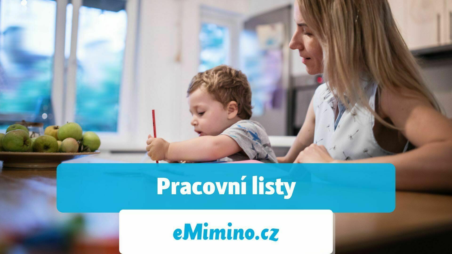 Pracovní listy pro děti - PDF ke stažení