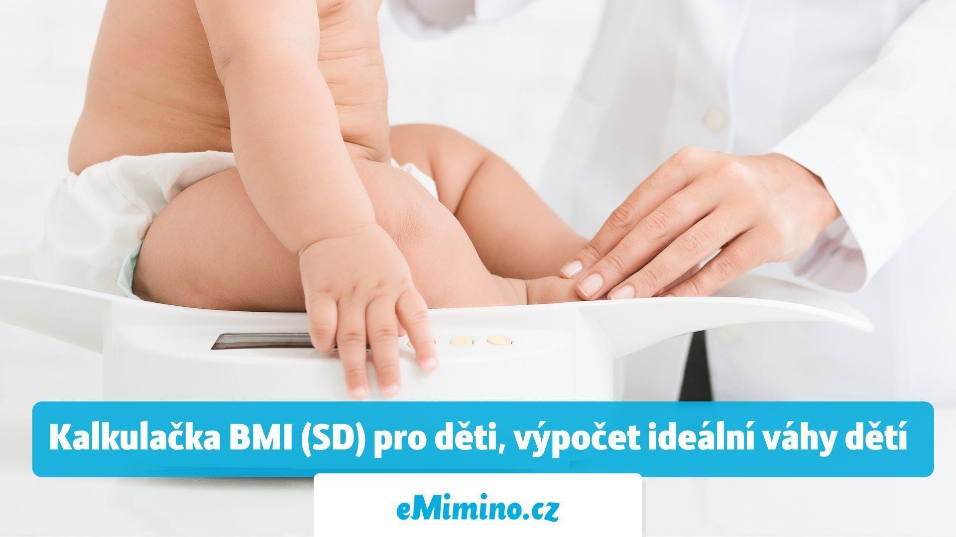 Dětská BMI kalkulačka | Výpočet podváhy/ nadváhy u dětí | eMimino.cz