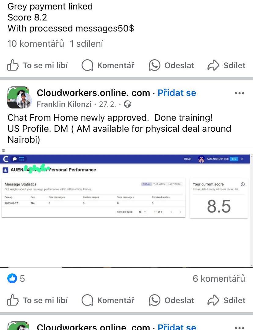 Moderátor Cloudworkers - Diskuze - eMimino.cz
