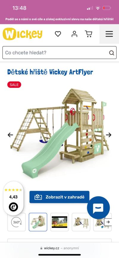 Plánek na dětské hřiště Wickey Artflyer - Diskuze - eMimino.cz